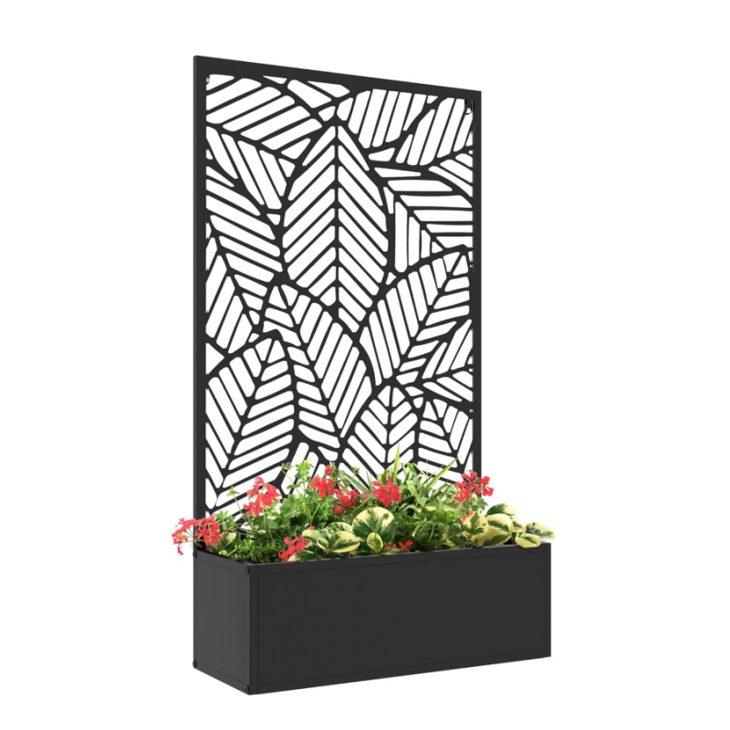 Outdoor Privacy Screen with Planter Box China Factory_China Manufacture ...